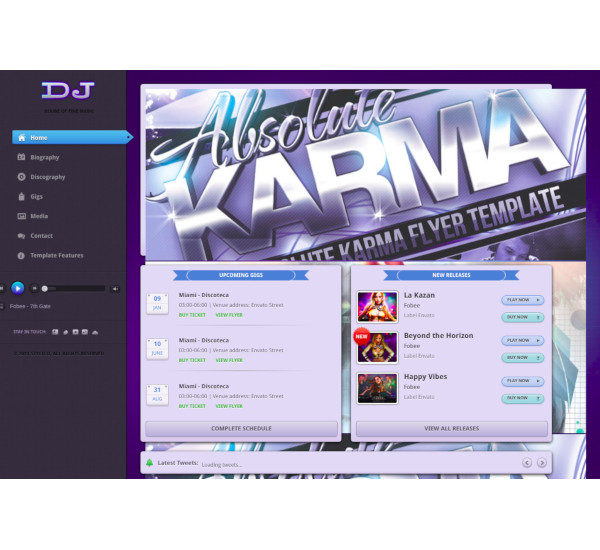 20+ Amazing DJ HTML Templates & Themes