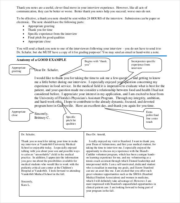 11+ Thank You Email After Teaching Interview - PDF, DOC