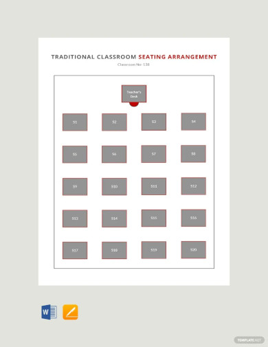 Classroom Seating Chart Template – 14+ Free Sample, Example, Format ...