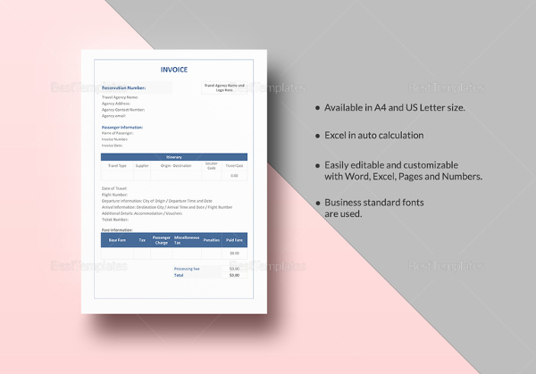 Car Invoice Template - 23+ Free Word, Excel, PDF Format Download