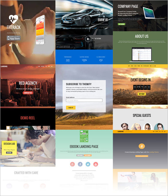 11+ Responsive Mobile Parallax Scrolling Website Templates