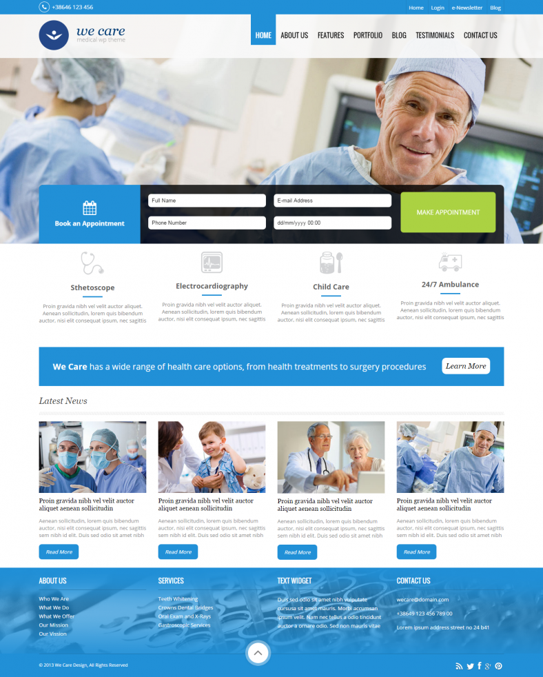18+ Laboratory Website Templates & Themes | Free & Premium