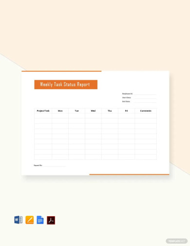 45+ Weekly Report Templates - DOC, Excel, PDF