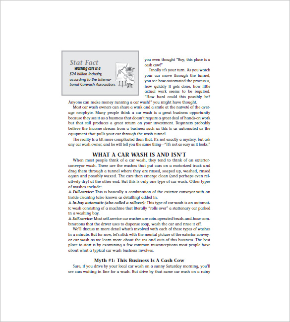 19+ Car Wash Business Plan Template Word, Excel, PDF Format Download