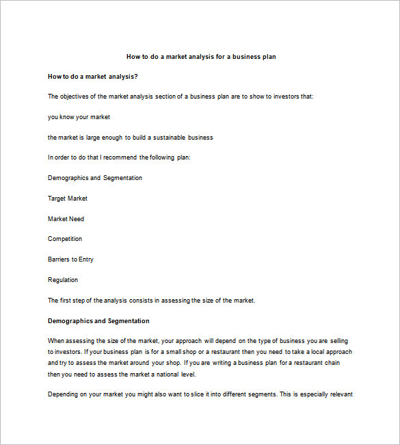Marketing Business Plan Template 17 Free Word Excel PDF Format 