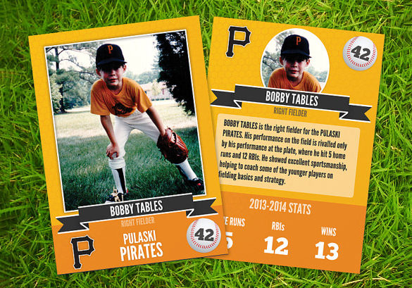 23 Trading Card Templates