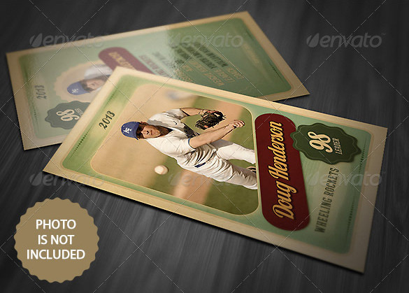 16+ Baseball Card Templates - PSD, AI, EPS