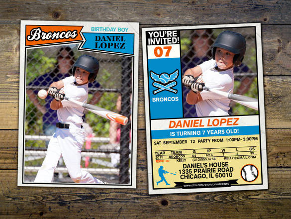 16+ Baseball Card Templates - PSD, AI, EPS