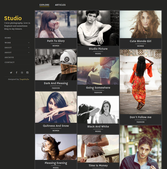 30+ Photography Blog Themes & Templates | Free & Premium Templates
