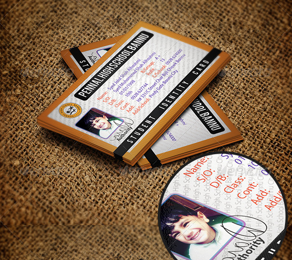 21+ Student Business Card Templates - PSD, Word, Pages