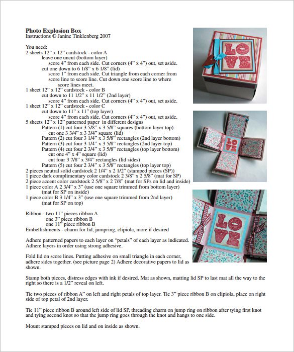 14+ Exploding Box Templates - DOC, PDF