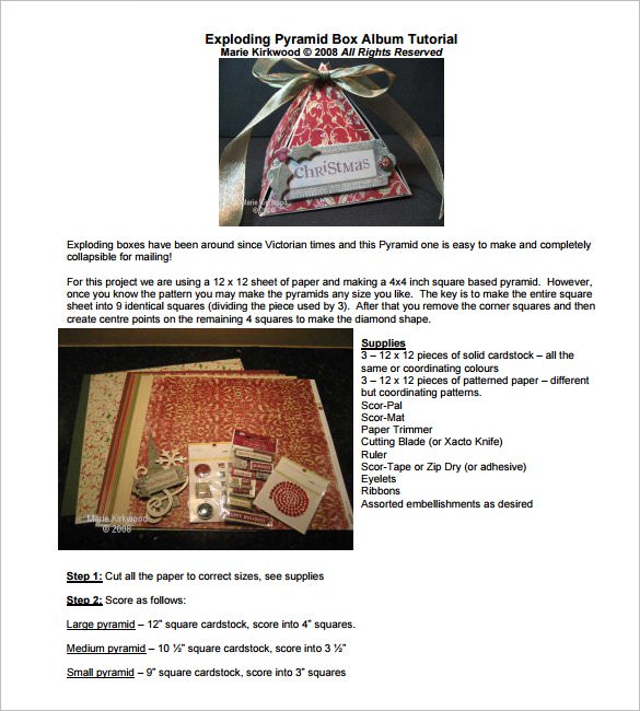 14+ Exploding Box Templates - DOC, PDF