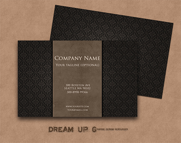 39+ Black Business Card Templates - Word, AI, PSD | Free & Premium ...