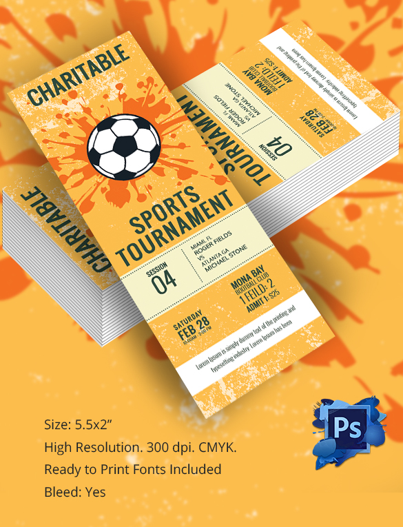 Ticket Template – 91+ Free Word, Excel, PDF, PSD, EPS Formats Download ...