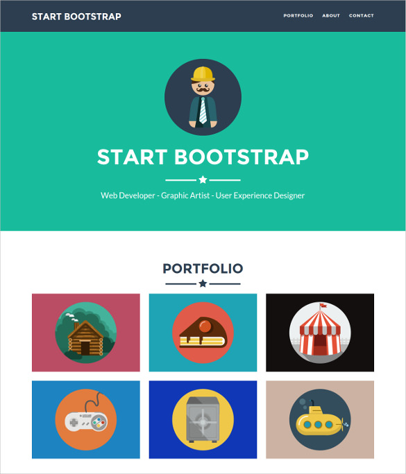 Bootstrap Studio Portfolio Template Racejas