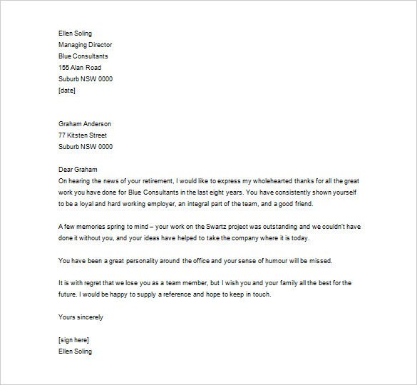 15 Thank You Letter To Employee PDF DOC