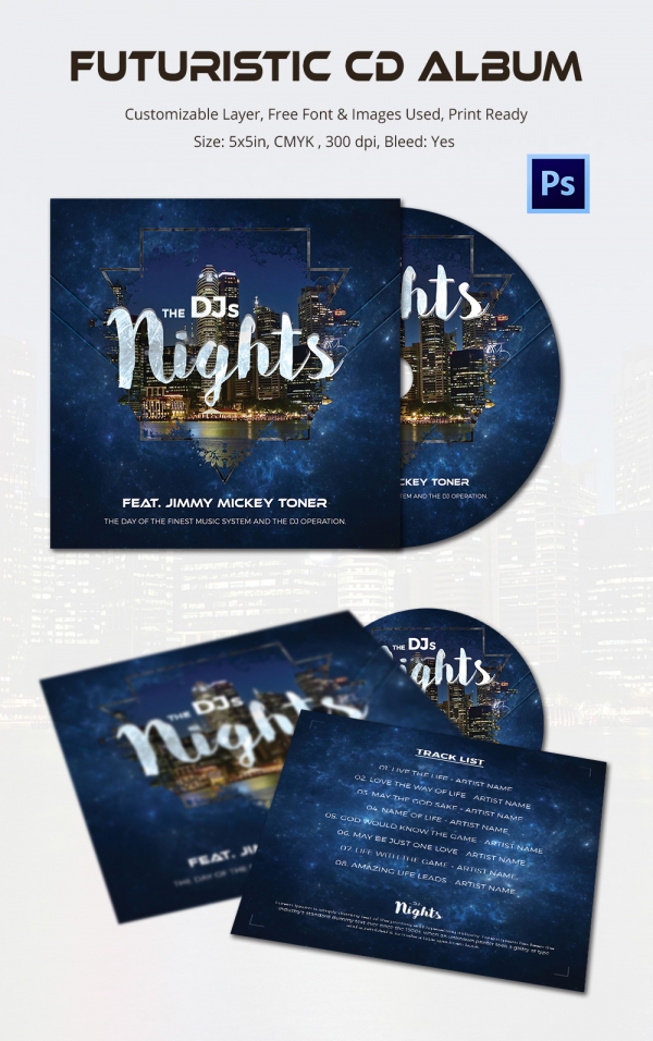 50+ Album Cover Templates - PSD