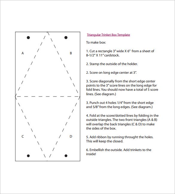 Triangle Box Template – 15+ Free Sample, Example, Format Download ...