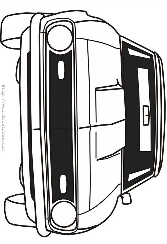 17+ Car Coloring Pages - Free Printable Word, PDF, PNG, JPEG, EPS ...