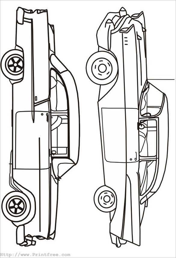 17+ Car Coloring Pages - Free Printable Word, PDF, PNG, JPEG, EPS ...