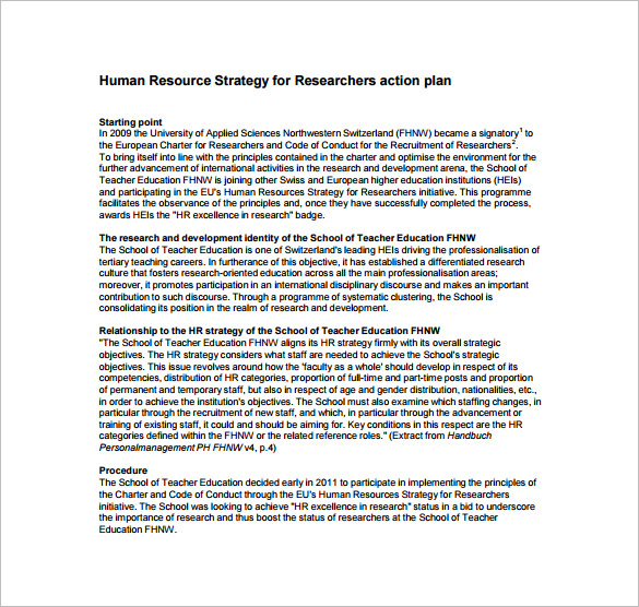 Strategic Action Plan Template - 15+ Free PDF, Word Format Download!