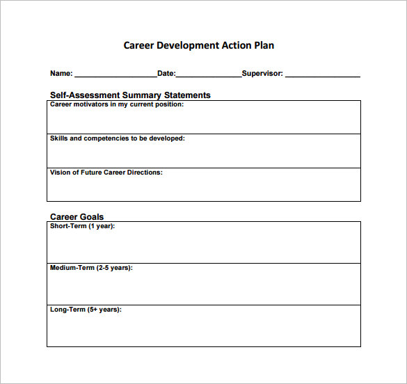 Career Action Plan Template - 15+ Free Sample, Example, Format Download