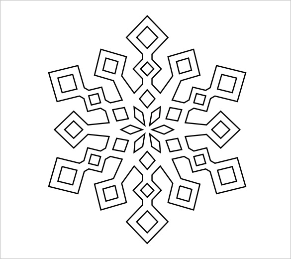 Snowflake Templates 53 Free Word PDF JPEG PNG Format Download 