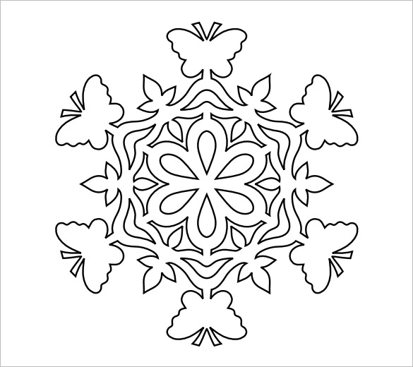 Snowflake Templates 53 Free Word PDF JPEG PNG Format Download 