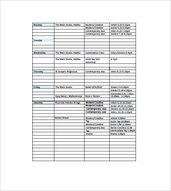 Class List Template - 17+ Word, Excel, PDF Format Download