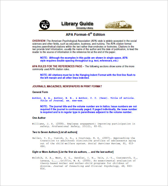 10+ Reference List Templates - PDF, DOC