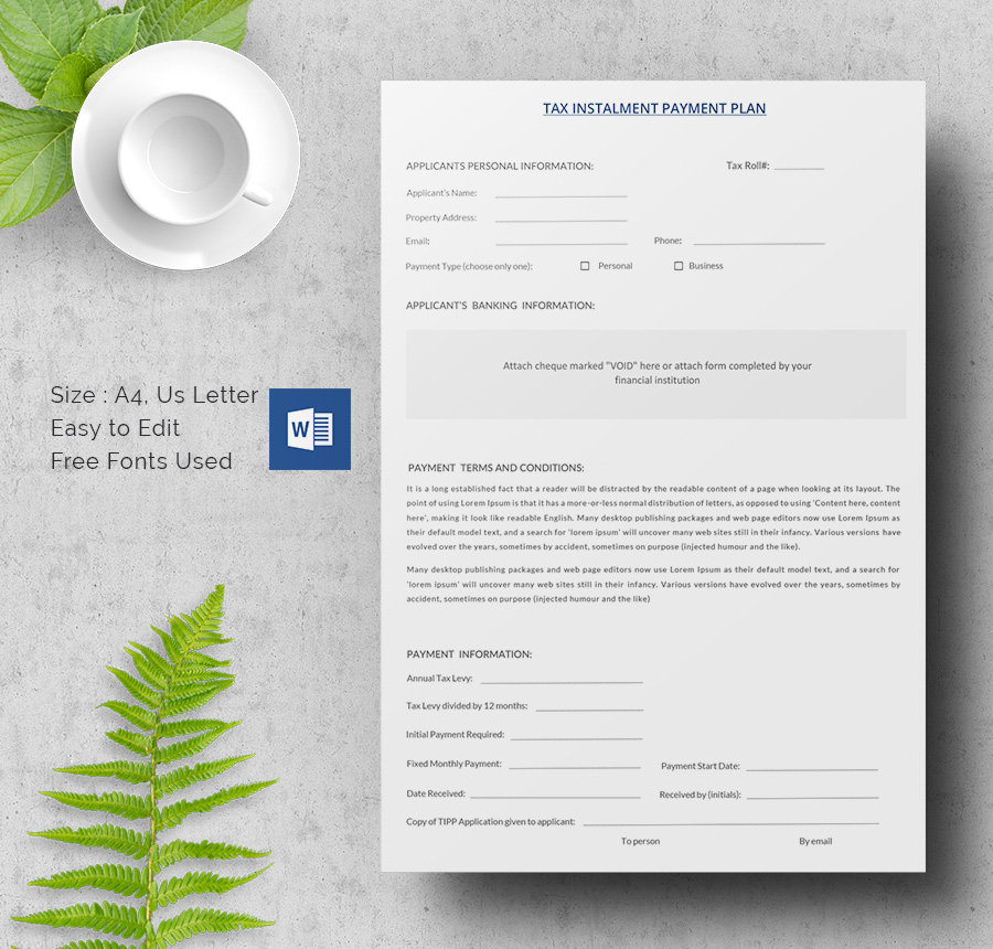 15+ Payment Plan Agreement Templates in Word | Google Docs | Apple Pages