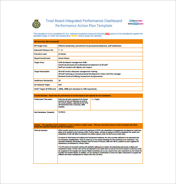 90+ Action Plan Templates - Word, Excel, PDF, Apple Pages | Free ...