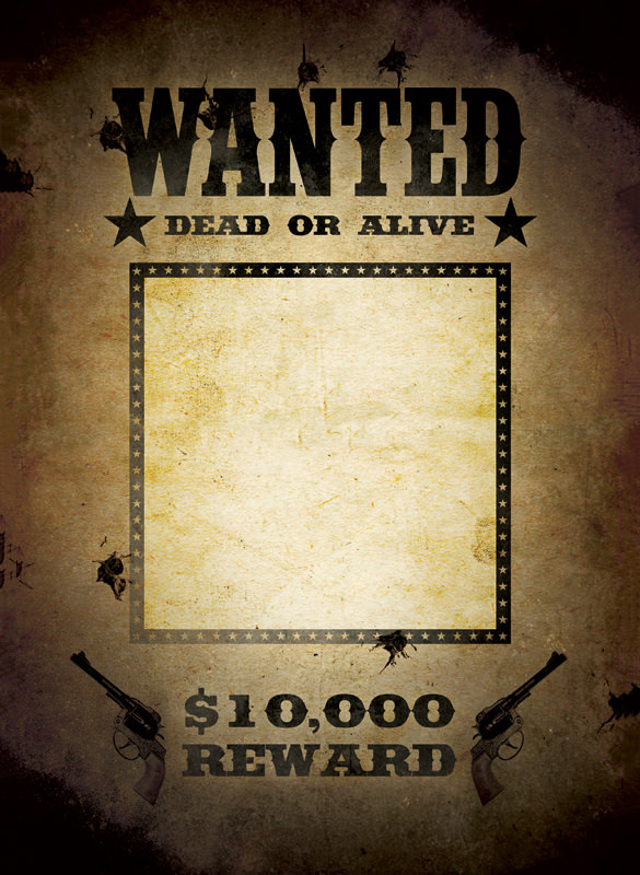 Wanted Poster 34 Free Printable Templates In Word PSD Illustration 