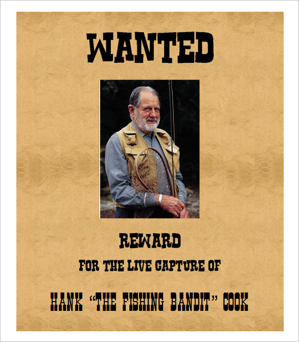 Wanted Poster - 34+ Free Printable Templates in Word, PSD, Illustration ...