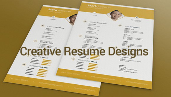 16 Creative Resume Templates - Free PSD, EPS Format Download | Free ...
