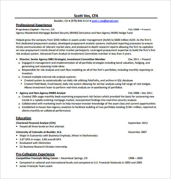 Data Analyst Resume Template - 21+ Free Word, Excel, PDF Format Download!