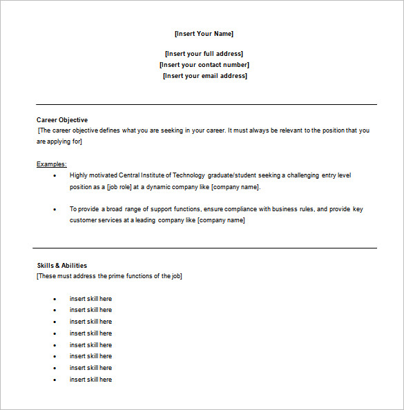 10+ Customer Service Resume Templates - PDF | Word | Apple Pages | DOC ...