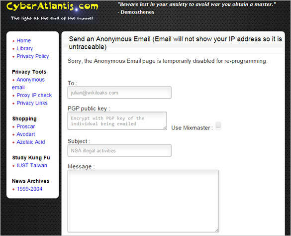 Top 5 Anonymous Email Senders