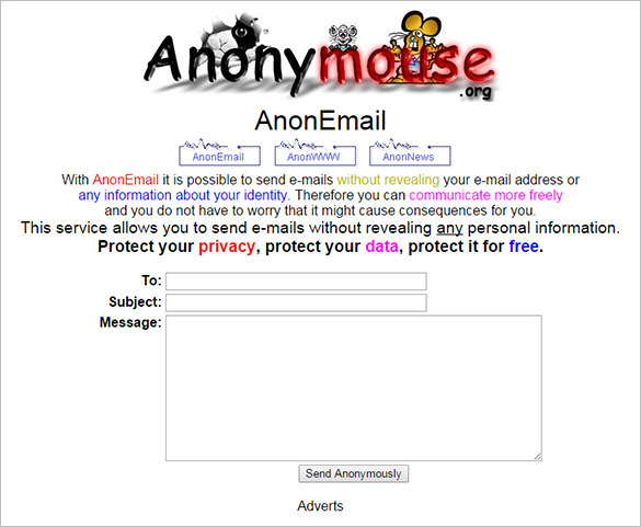 Top 5 Anonymous Email Senders