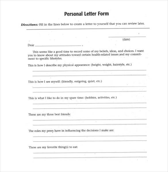44+ Personal Letter Templates - PDF, DOC | Free & Premium Templates