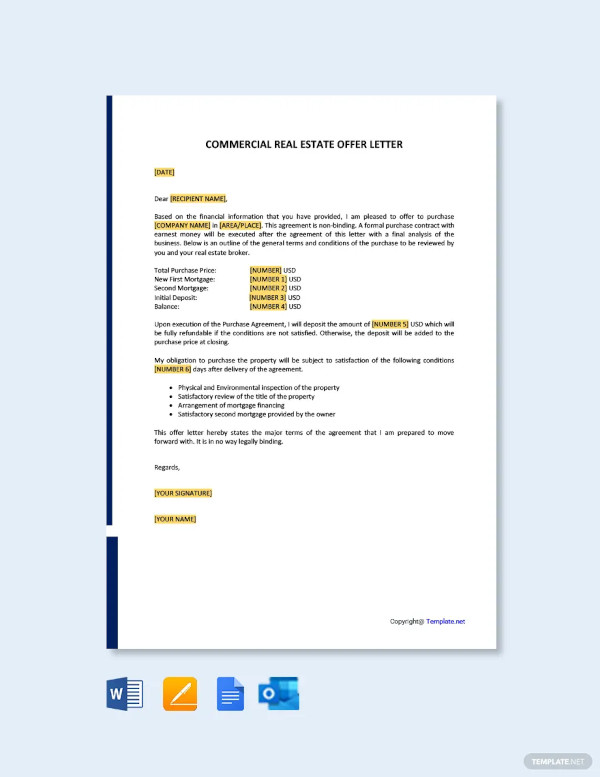 Free 94+ Offer Letter Templates - PDF, DOC
