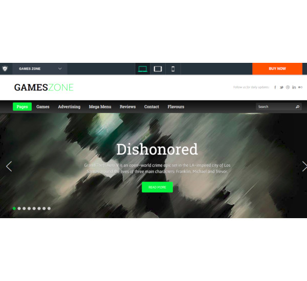 19+ Gaming Blog Themes & Templates