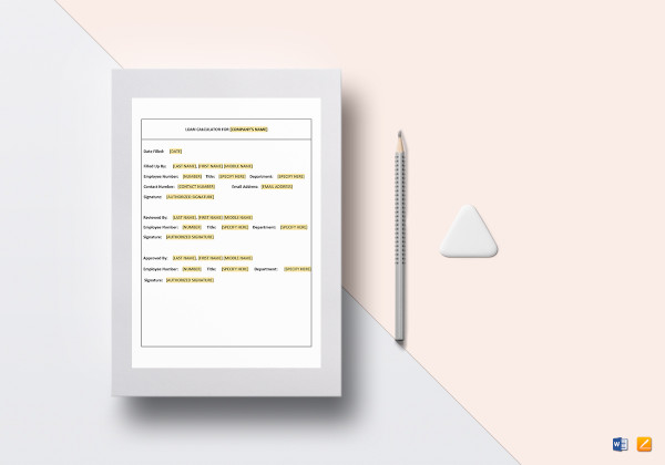 Excel Calculator Template - 29+ Free Excel Documents Download