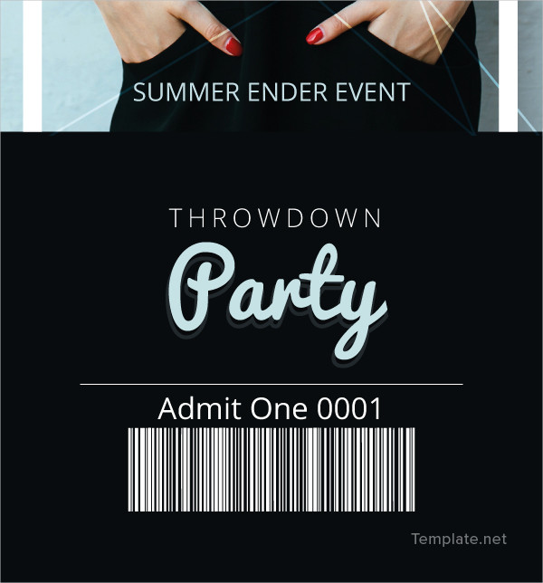 Ticket Templates – 99+ Free Word, Excel, PDF, PSD, EPS Formats Download ...