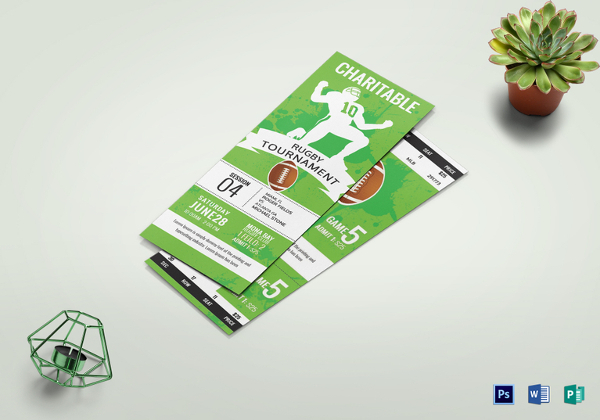 113+ Ticket Templates - Word, Excel, PDF, PSD, EPS