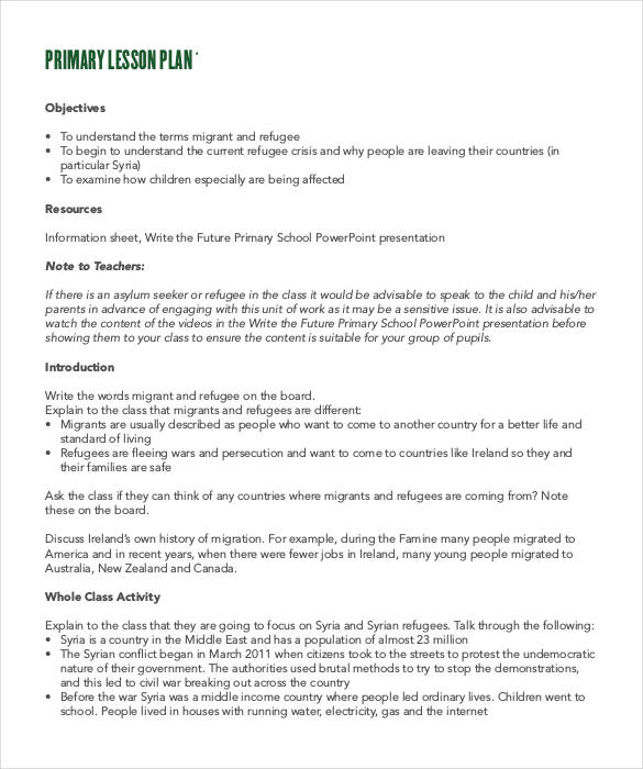 59 Lesson Plan Templates PDF DOC Excel Free Premium Templates