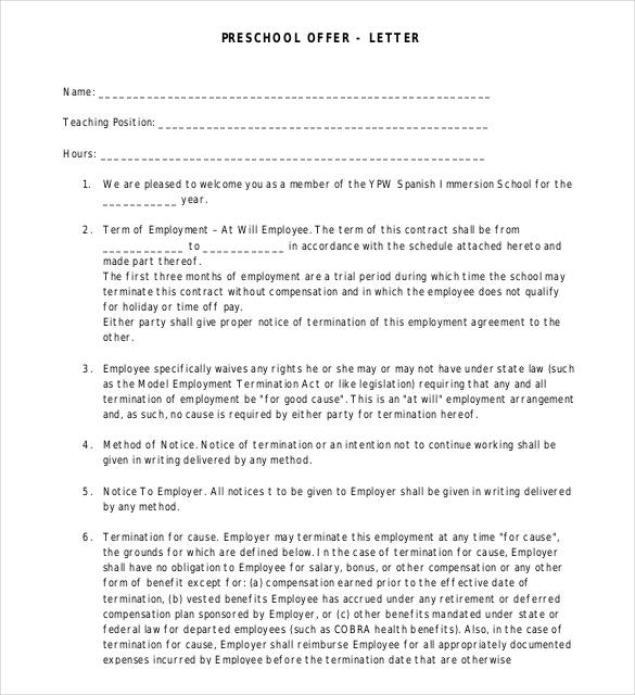 75+ Offer Letter Templates - PDF, DOC | Free & Premium Templates