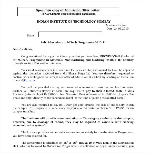 75+ Offer Letter Templates - PDF, DOC | Free & Premium Templates