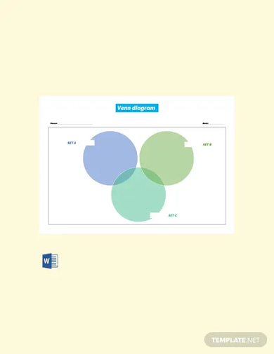Free 15+ Blank Venn Diagram Templates - PDF, DOC