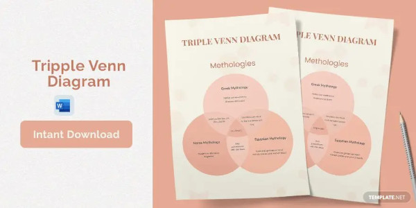 Free 9+ Triple Venn Diagram Templates, Word, PDF Format Download!